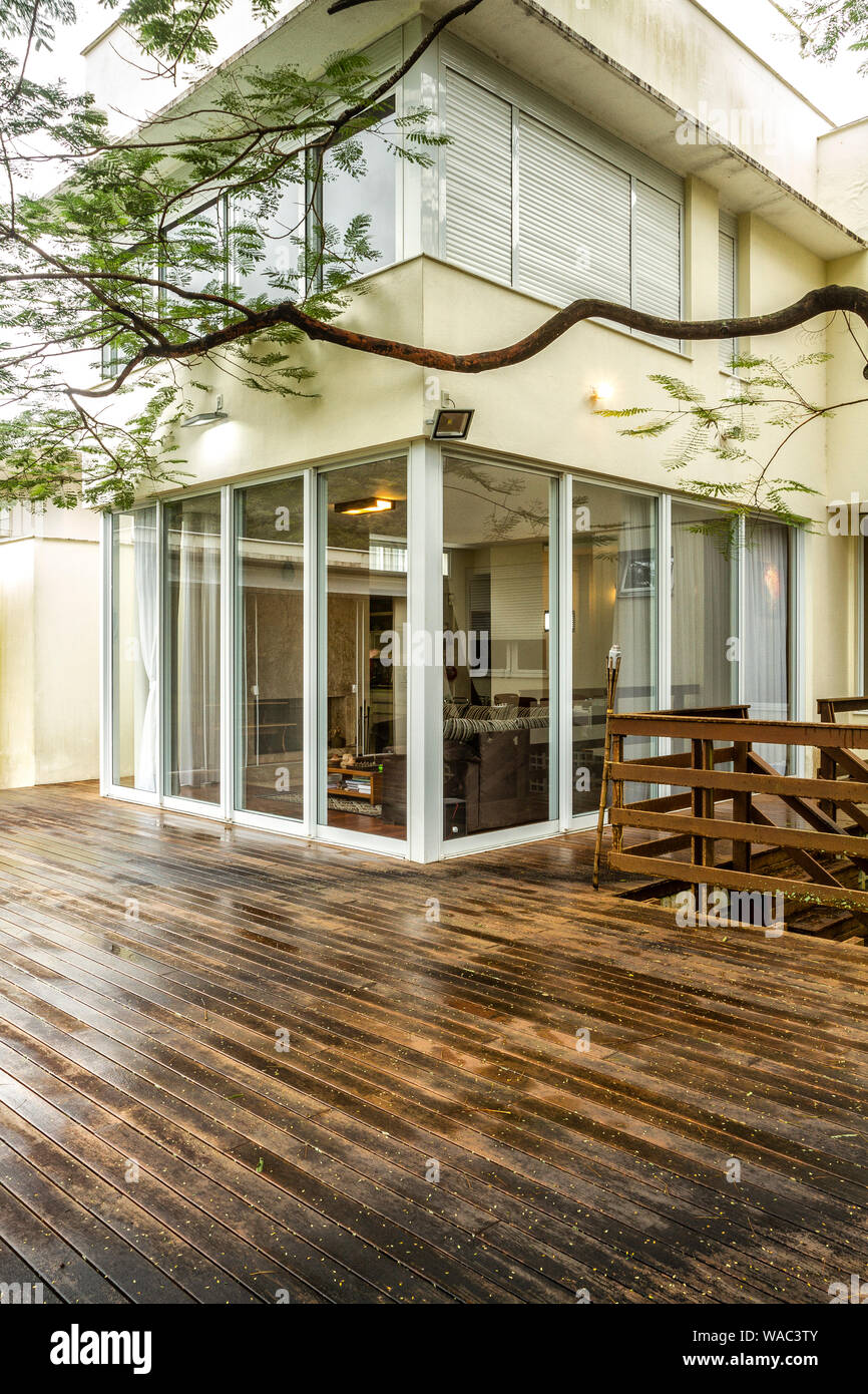 South Brazilian middle class house. Forianopolis Santa Catarina ...