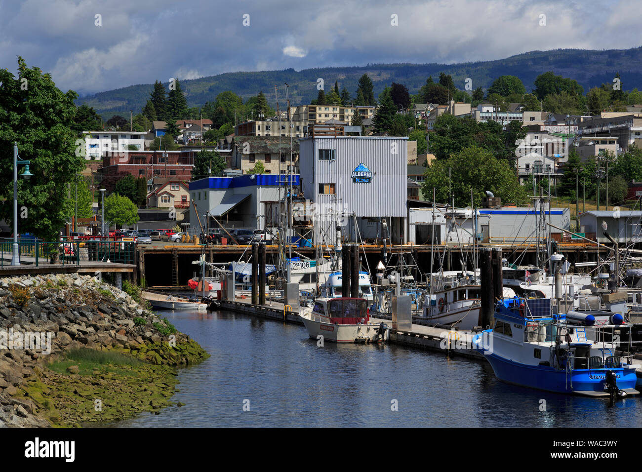 Harbour Quay, Port Alberni, Vancouver Island, British Columbia, Canada ...