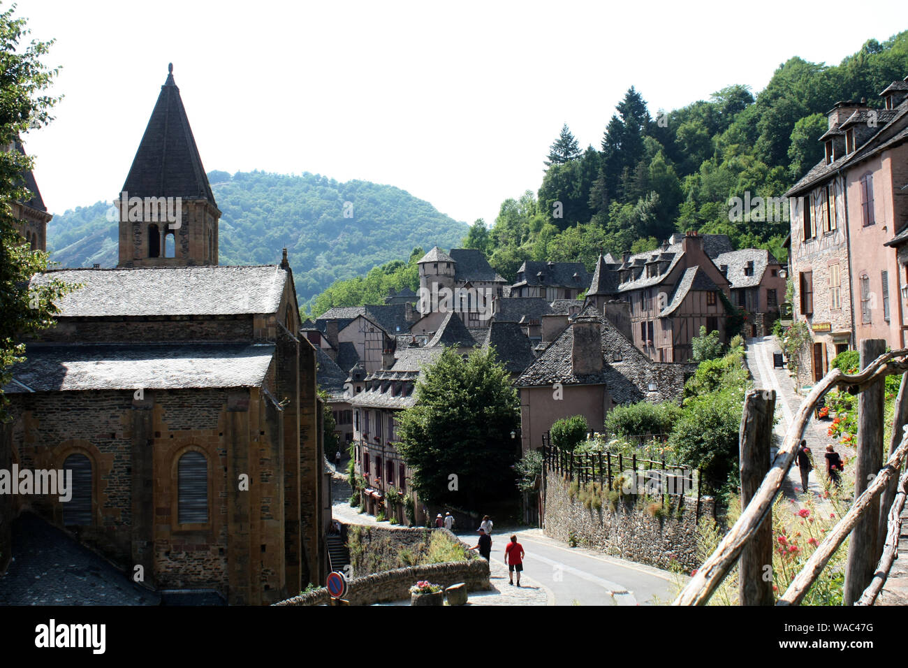 Conques Abbey, France Stock Photo - Alamy