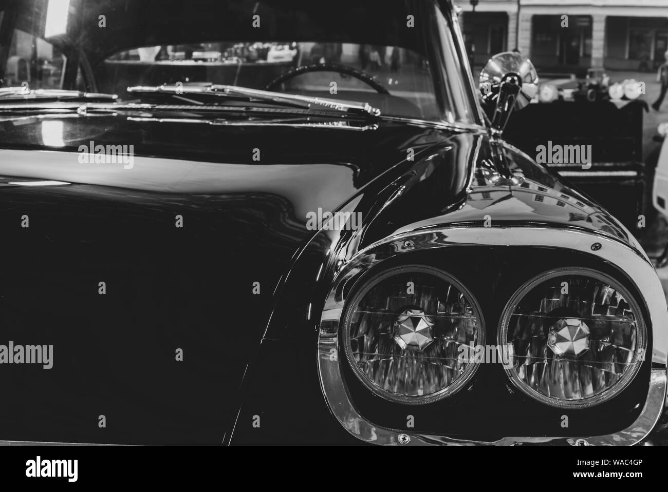 Chrome plating Black and White Stock Photos & Images - Alamy