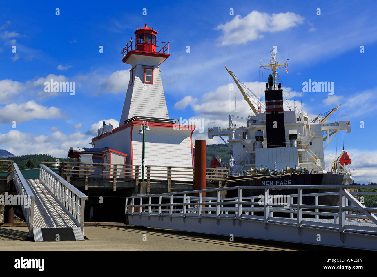 Lighthouse at the Maritime Discovery Museum, Port Alberni, Vancouver ...