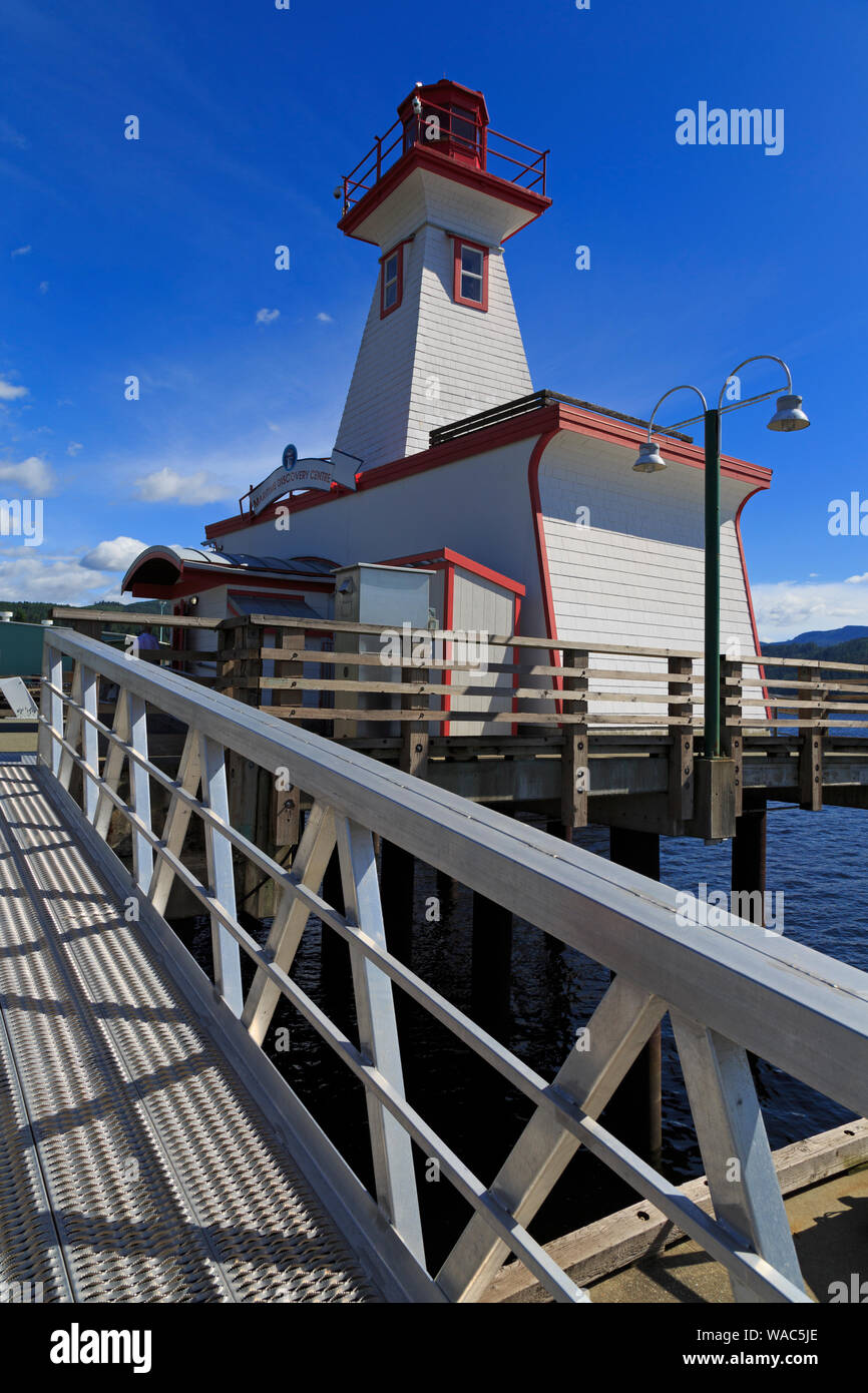 Lighthouse at the Maritime Discovery Museum, Port Alberni, Vancouver ...