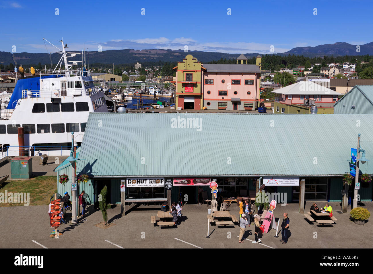 Harbour Quay, Port Alberni, Vancouver Island, British Columbia, Canada ...