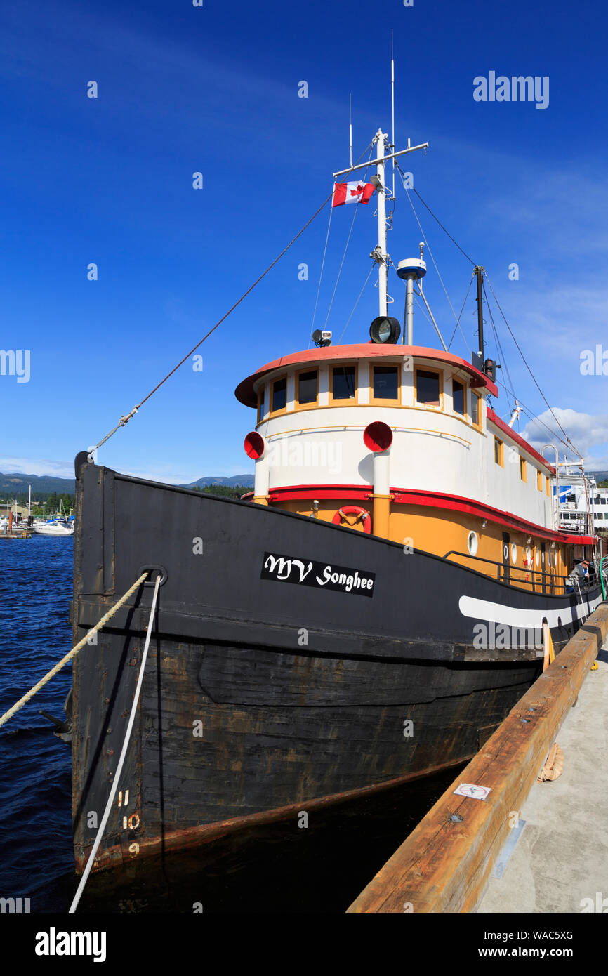 MV Songhee Tugboat, Port Alberni, Vancouver Island, British Columbia, Canada Stock Photo - Alamy