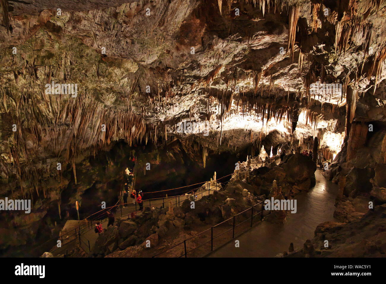 Postojna Caves in mountains of Slovenia Stock Photo - Alamy