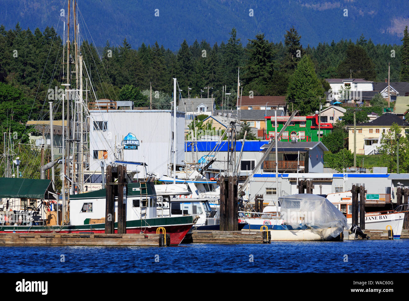 Port Alberni, Vancouver Island, British Columbia, Canada Stock Photo ...