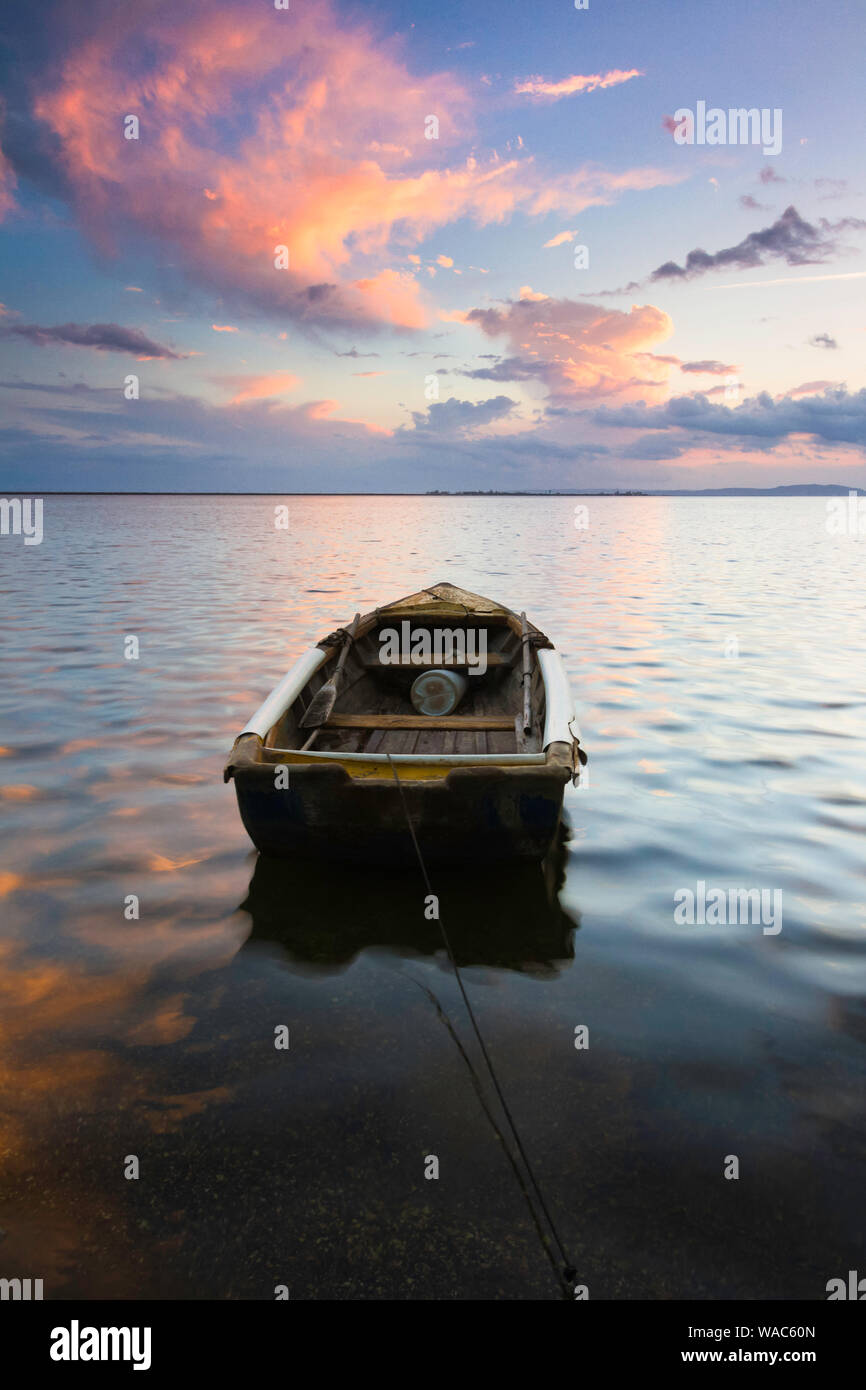 Caribbean sea water rowboat hi-res stock photography and images - Alamy