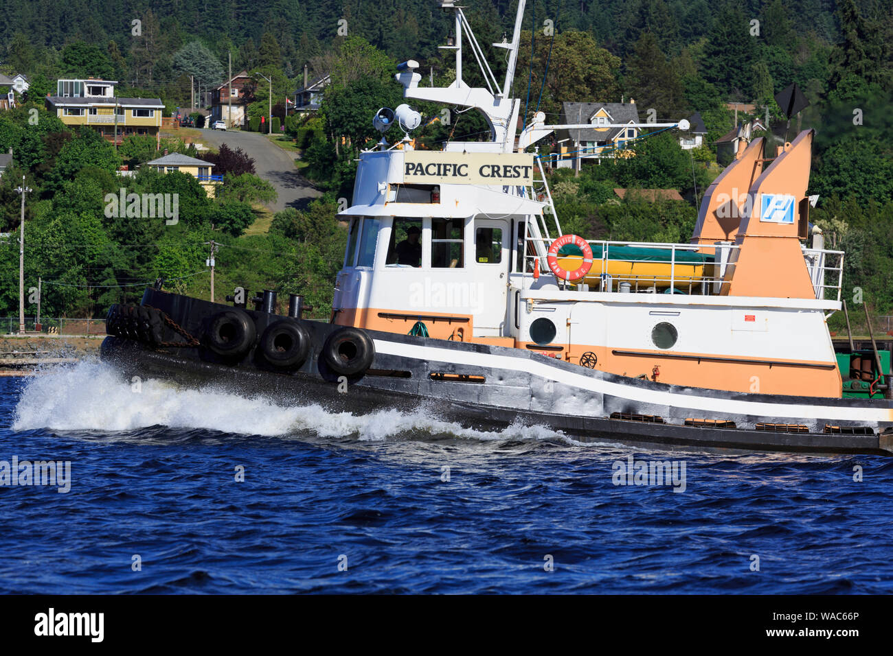Tugboat, Port Alberni, Vancouver Island, British Columbia, Canada Stock Photo - Alamy