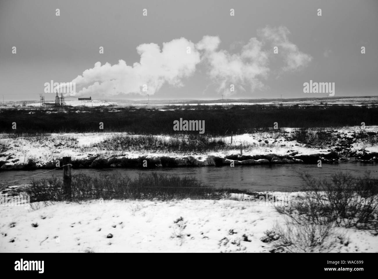 Factory in central Iceland Stock Photo - Alamy