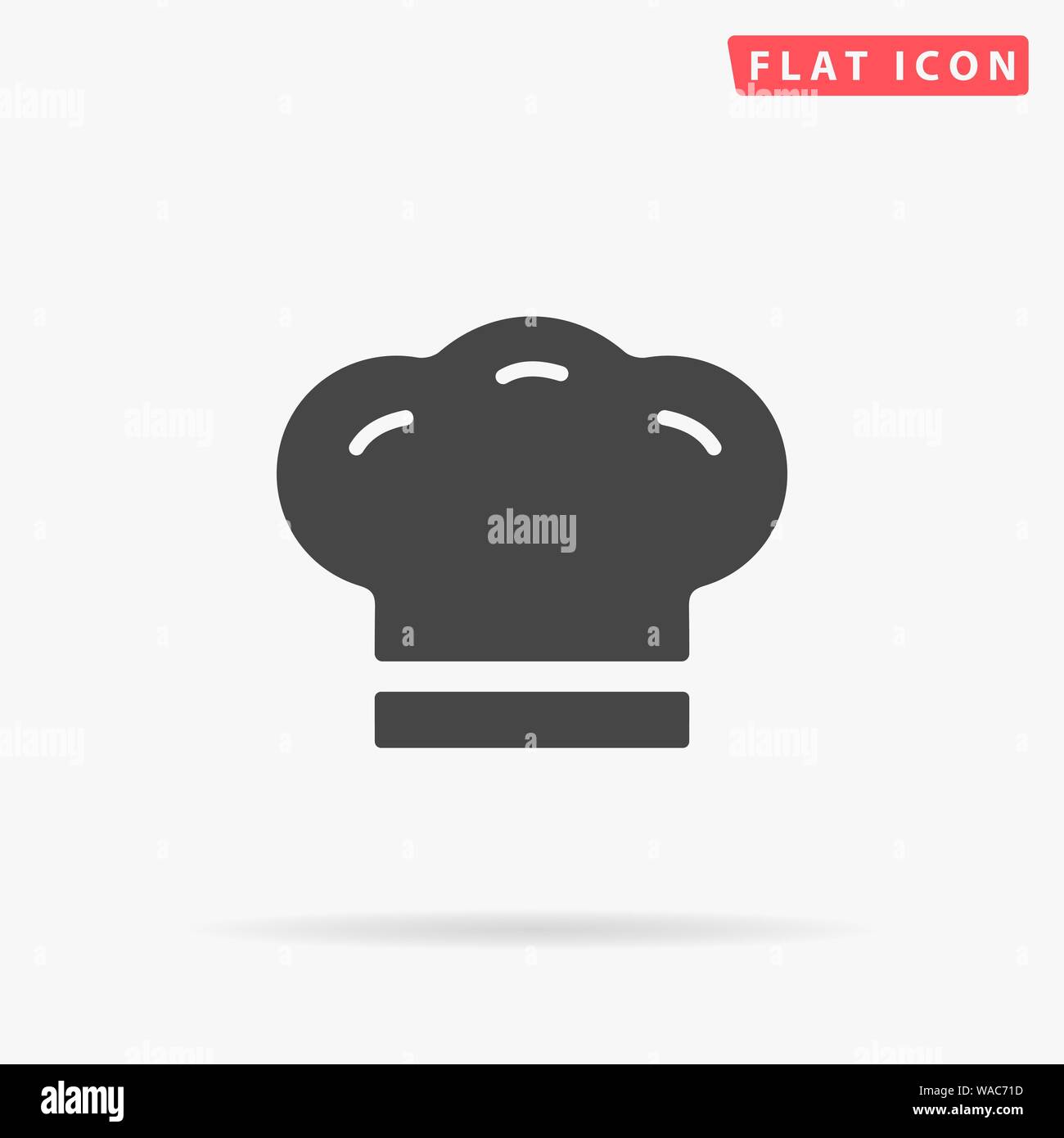 Chef hat. Cooking cap. Culinary. Flat design style minimal vector ...