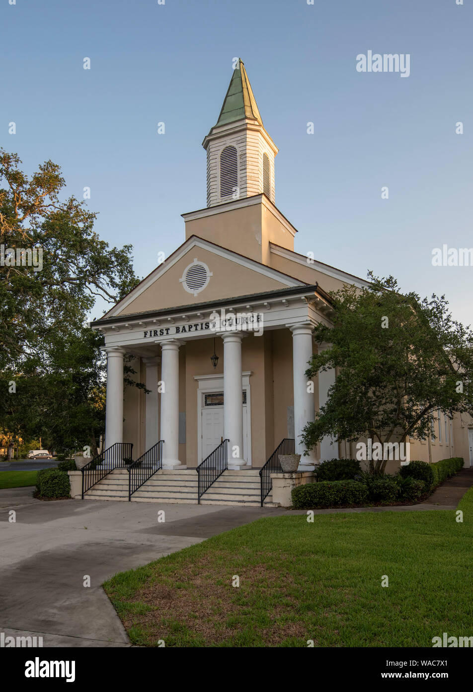 First Baptist Church. St Simons Island, Georgia Stock Photo - Alamy