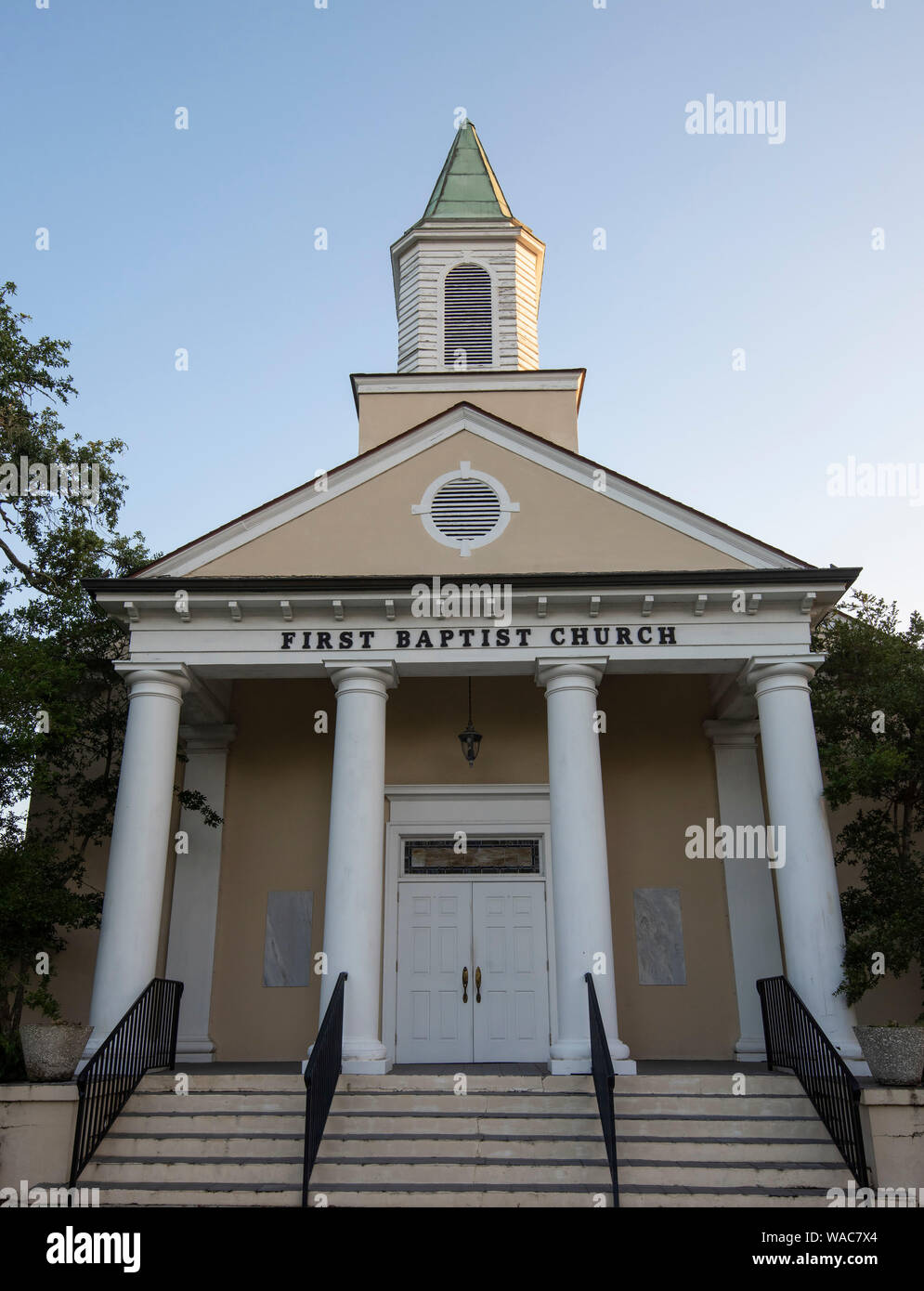 First Baptist Church. St Simons Island, Georgia Stock Photo - Alamy