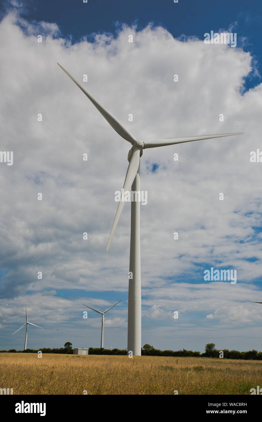 Renewable energy wind turbines Stock Photo - Alamy
