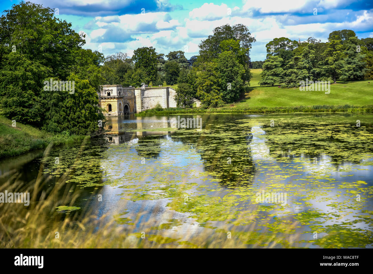 Vanbrughs grand bridge hi-res stock photography and images - Alamy