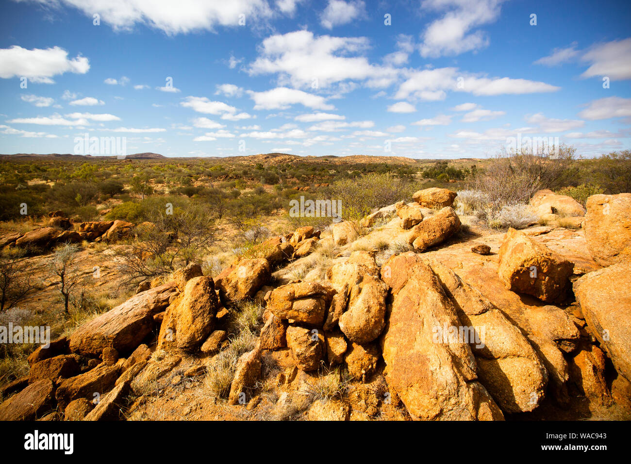 Outback Desert View Stock Photo - Alamy