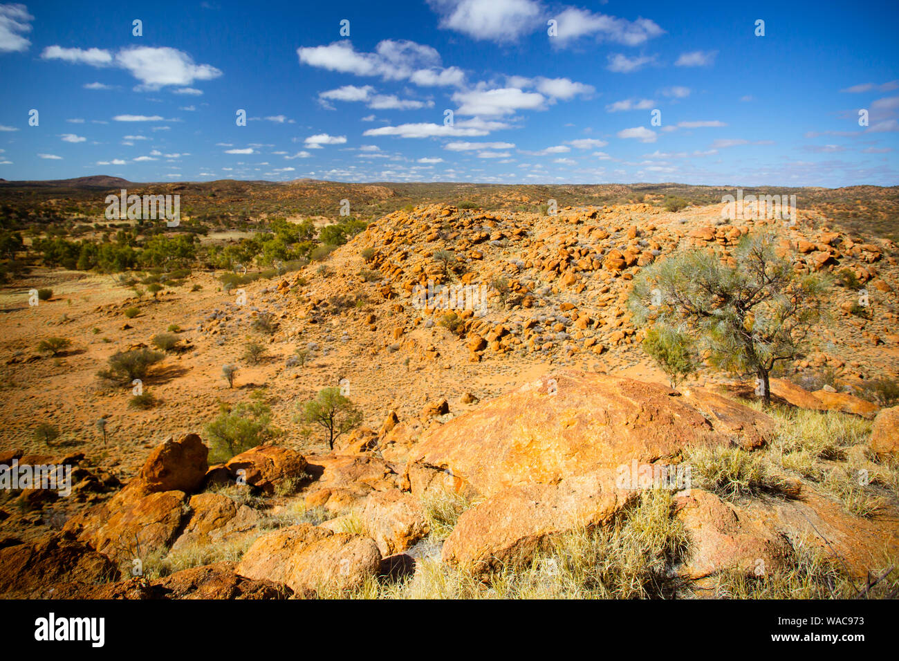 Outback Desert View Stock Photo - Alamy