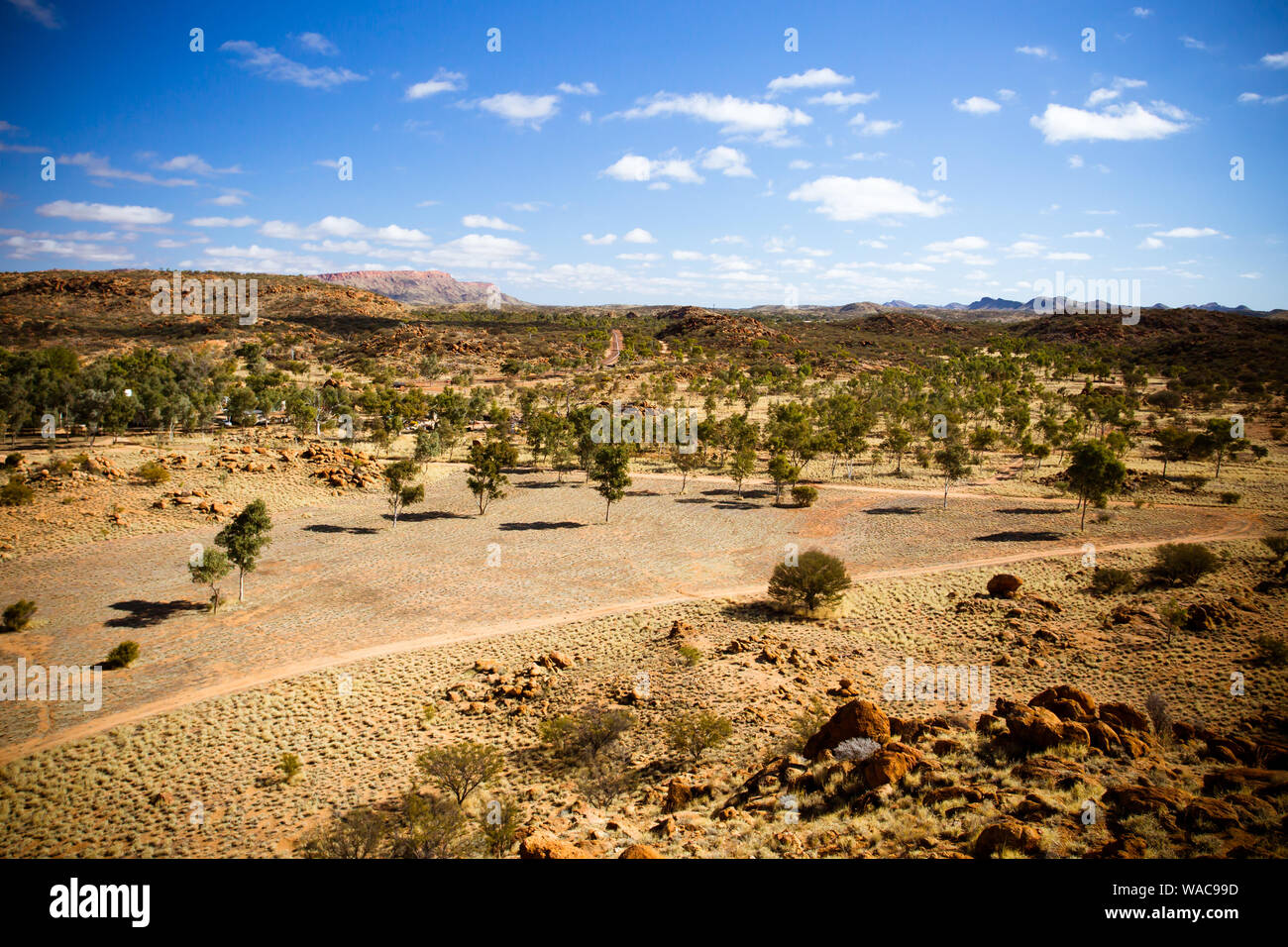 Outback Desert View Stock Photo - Alamy