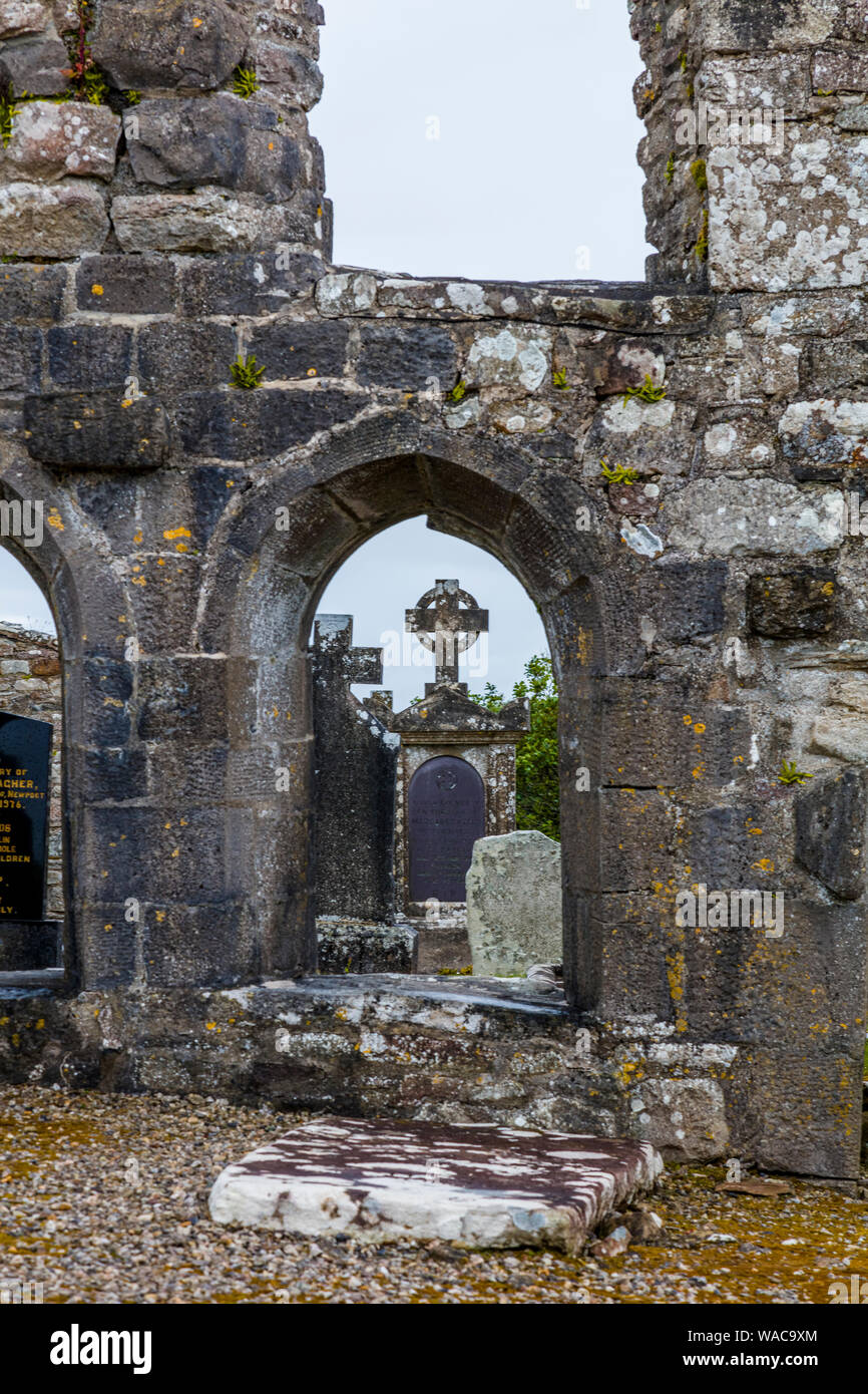 Burrishoole friary ruins hi-res stock photography and images - Alamy