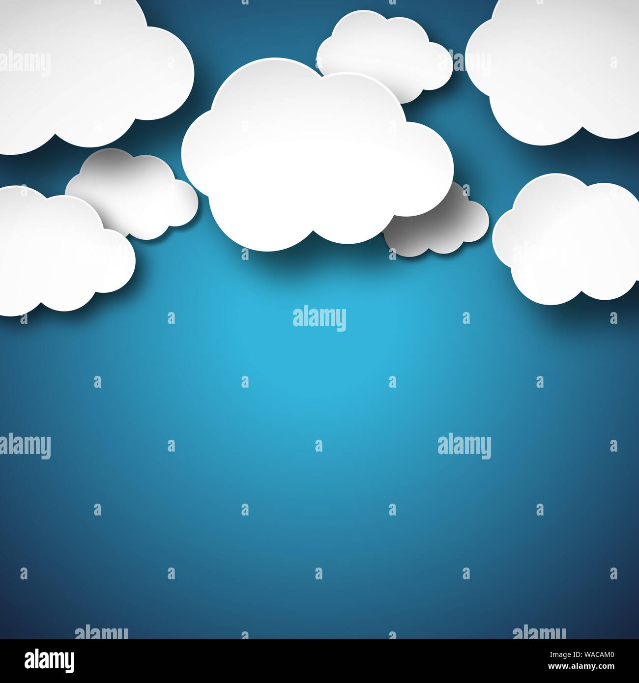 Clouds Cyan Sky Background Stock Photo - Alamy