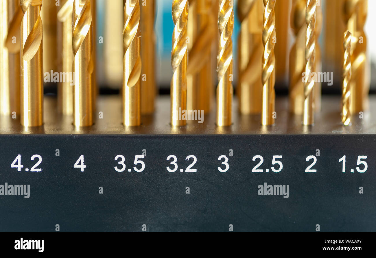 Drill Bit Sizes High Resolution Stock Photography and Images - Alamy