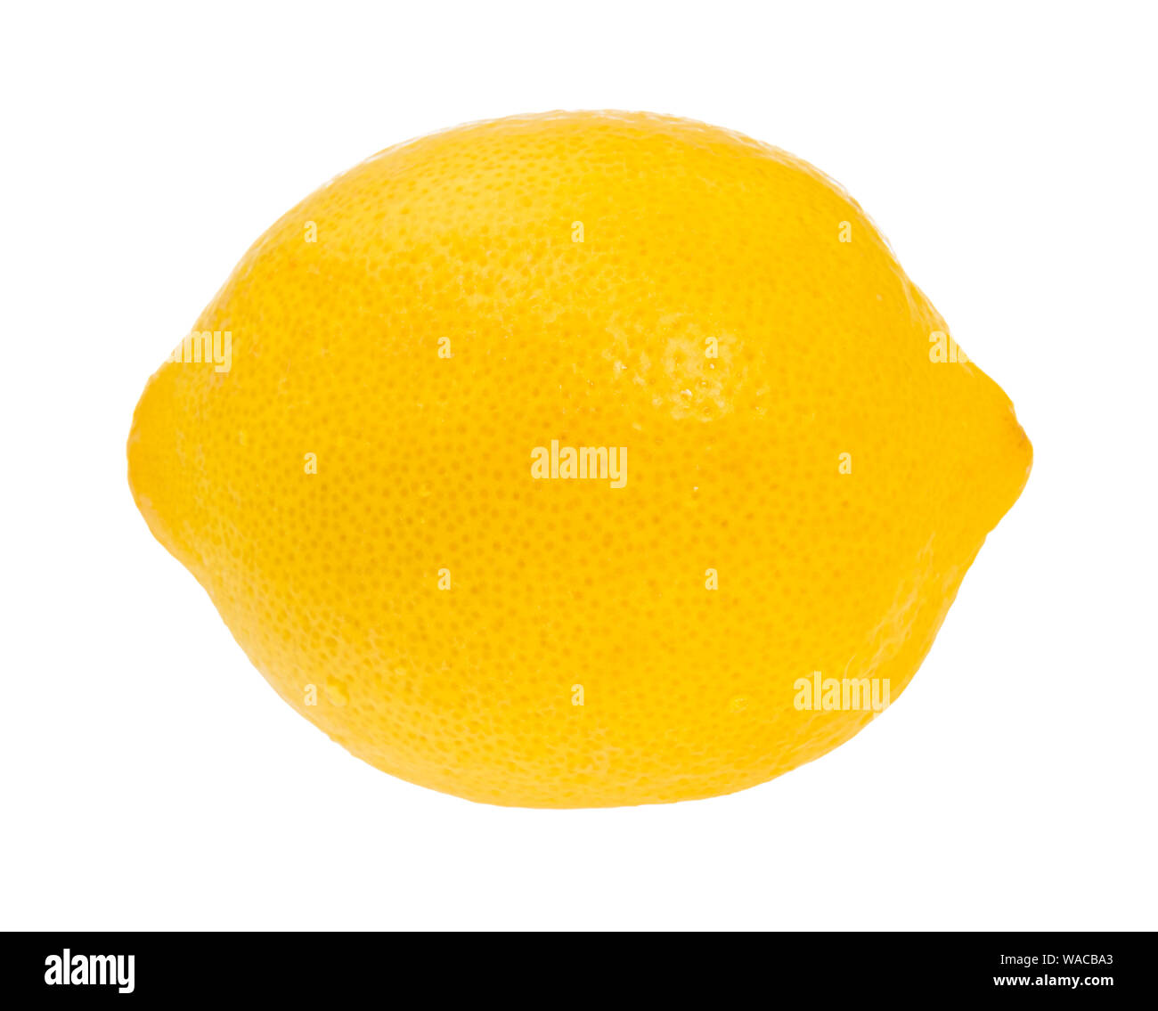 fresh yellow lemon cutout on white background Stock Photo - Alamy