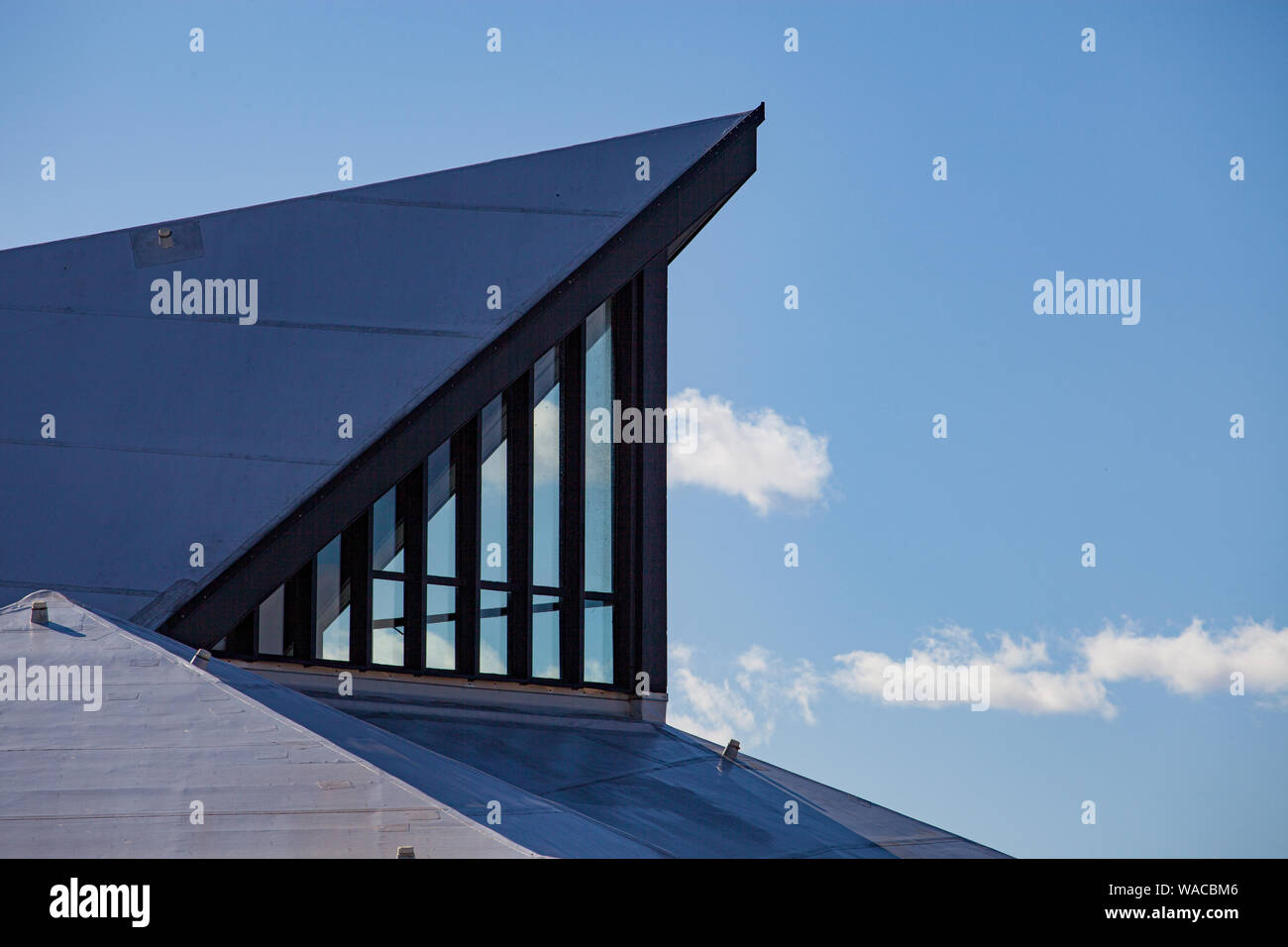 Wells College Library Skylight Stock Photo - Alamy