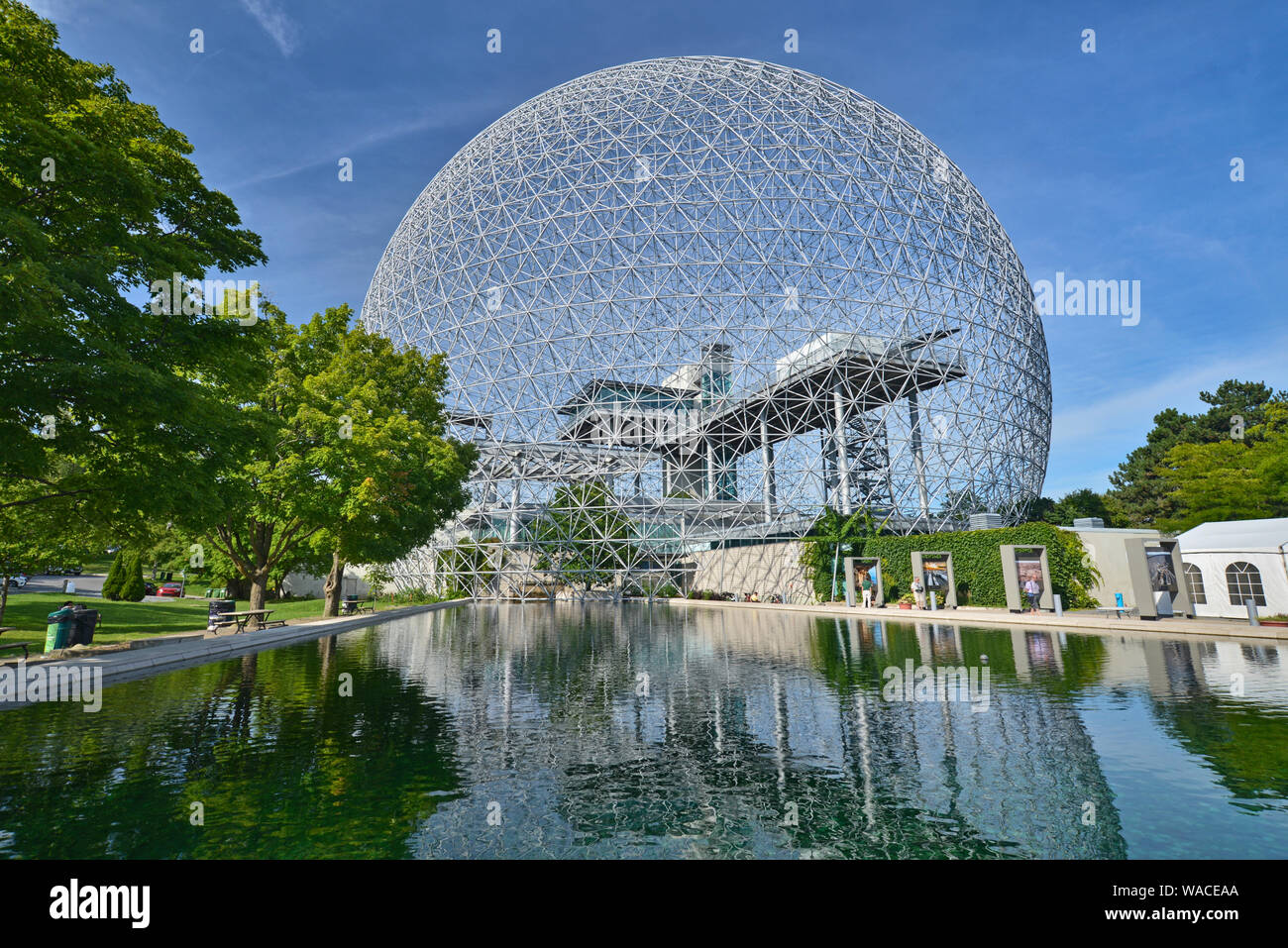 Former American pavilion on the site of the Montreal Universal expo of ...