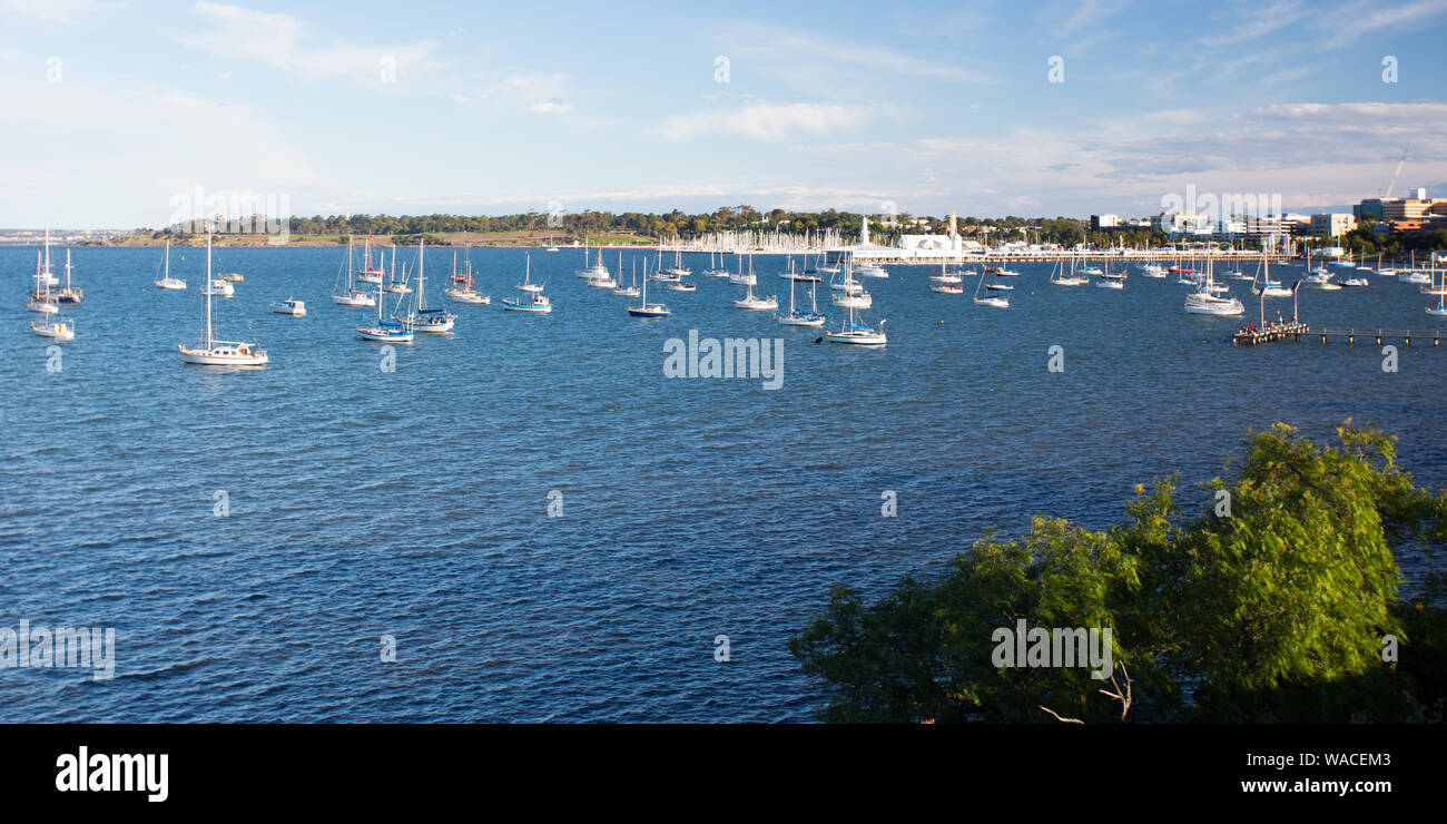 Geelong Waterfront in Summer Stock Photo - Alamy