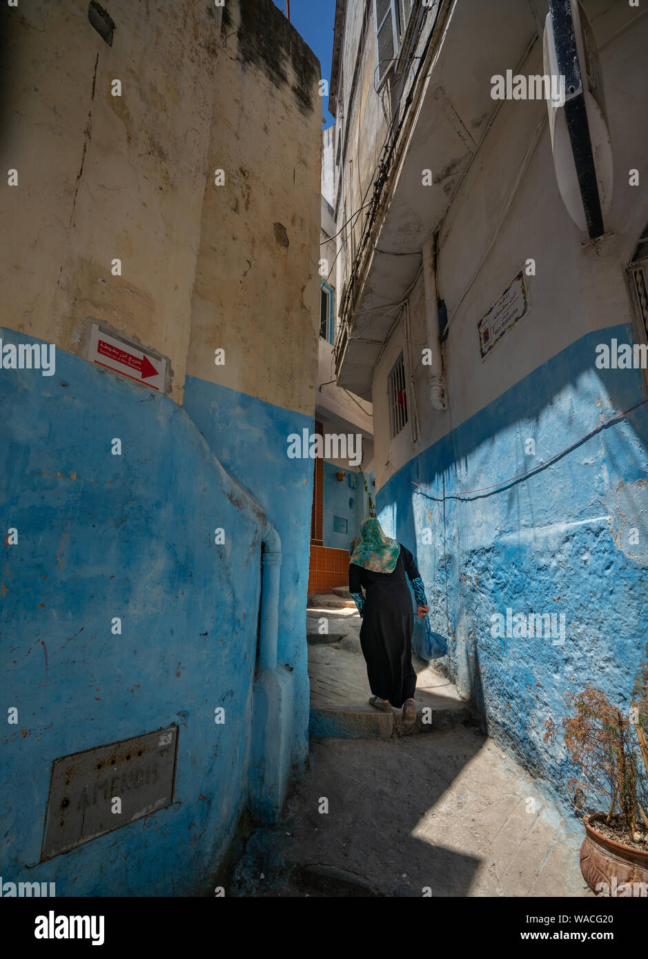 Life in the medina, Tangier Stock Photo - Alamy