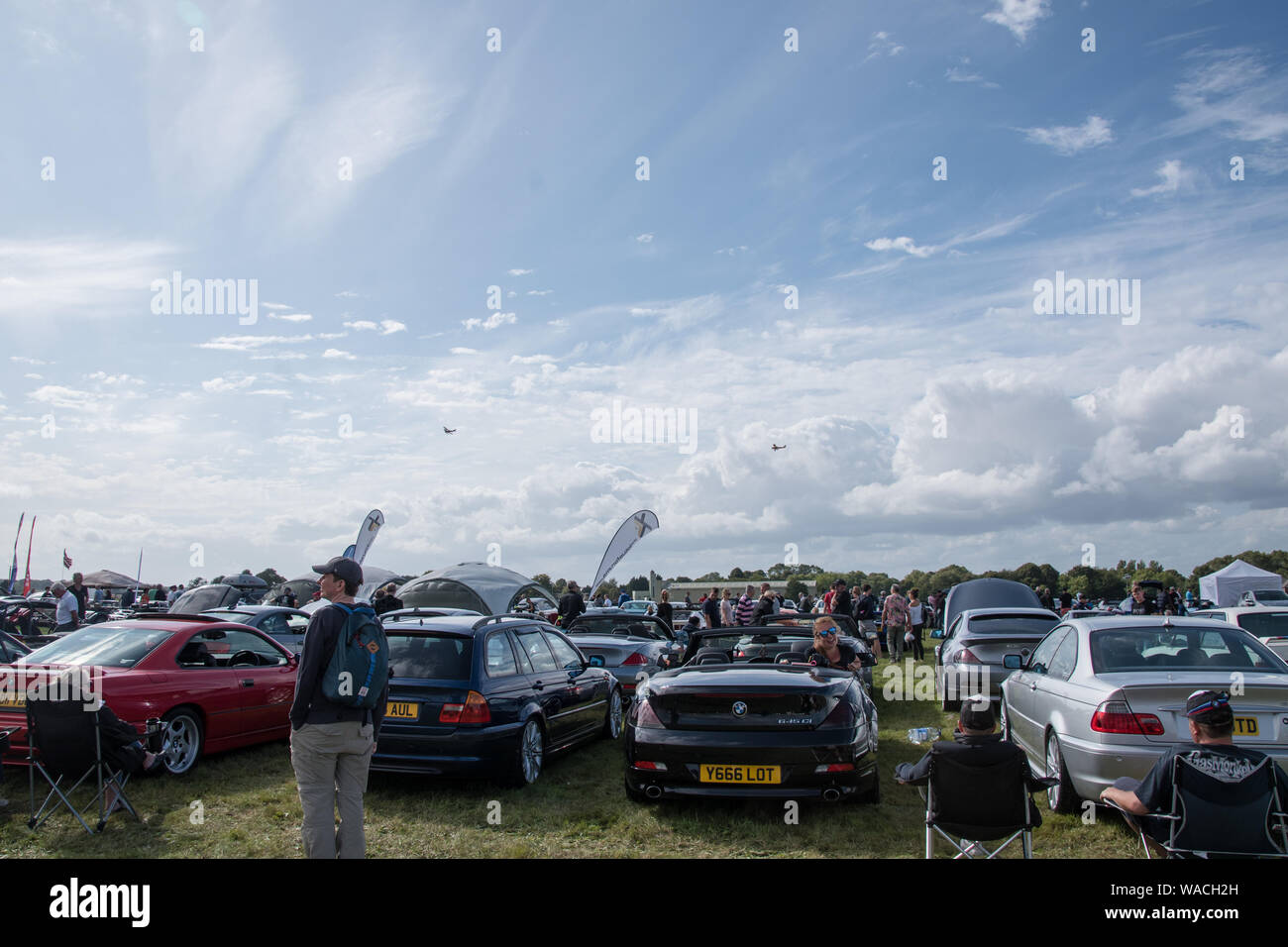 Super cars display at airshow(EDITORIAL USE ONLY Stock Photo - Alamy