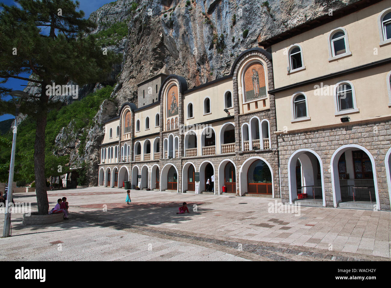 Ostrog - the ancient orthodox monastery in Montenegro Stock Photo - Alamy