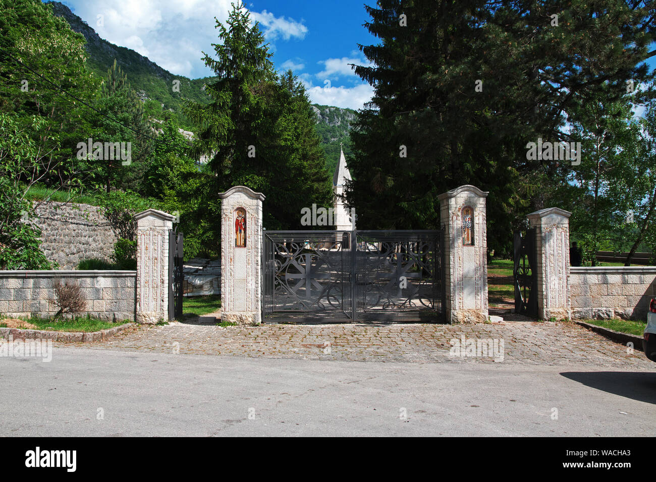 Ostrog - the ancient orthodox monastery in Montenegro Stock Photo - Alamy