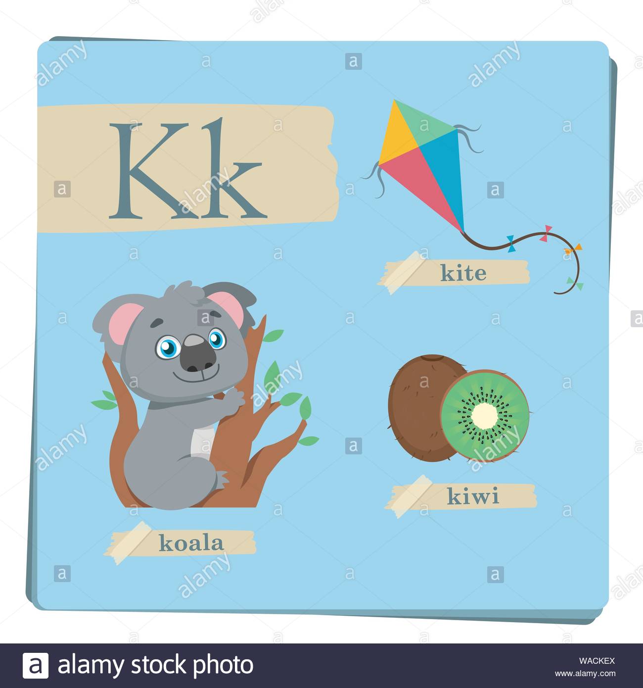 Cartoon Letter K Cut Out Stock Images & Pictures - Alamy