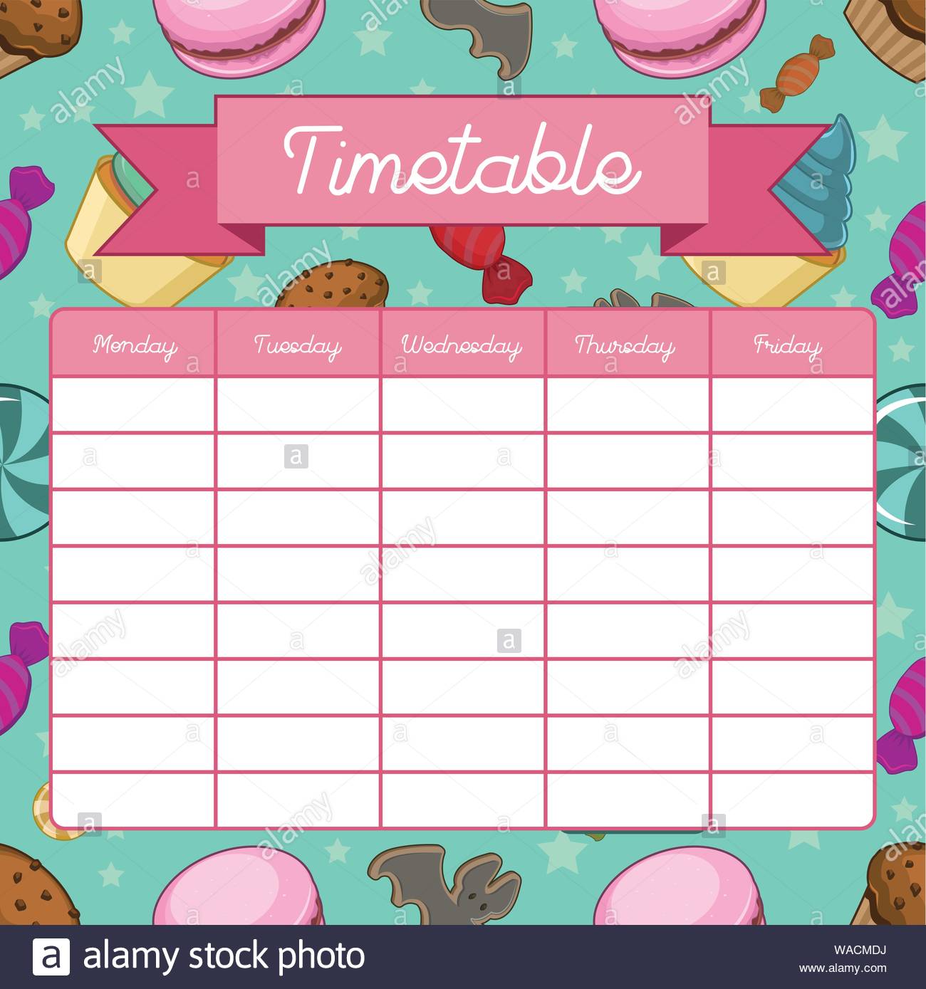 School Timetable Stock Photos & School Timetable Stock Images - Alamy