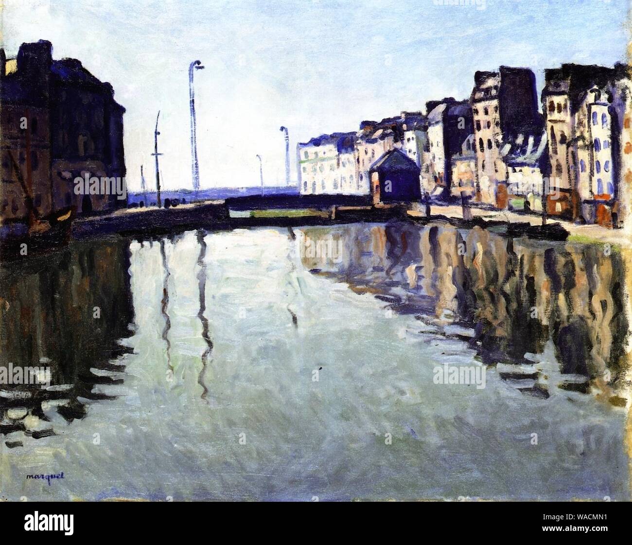 Dock at Havre Albert Marquet (1906 Stock Photo - Alamy