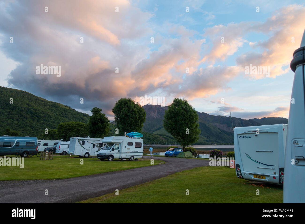 Invercoe campsite hi-res stock photography and images - Alamy