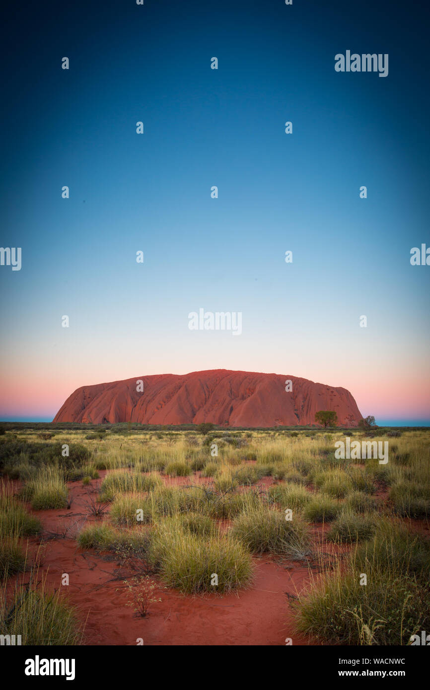 Uluru at Sunset Stock Photo - Alamy
