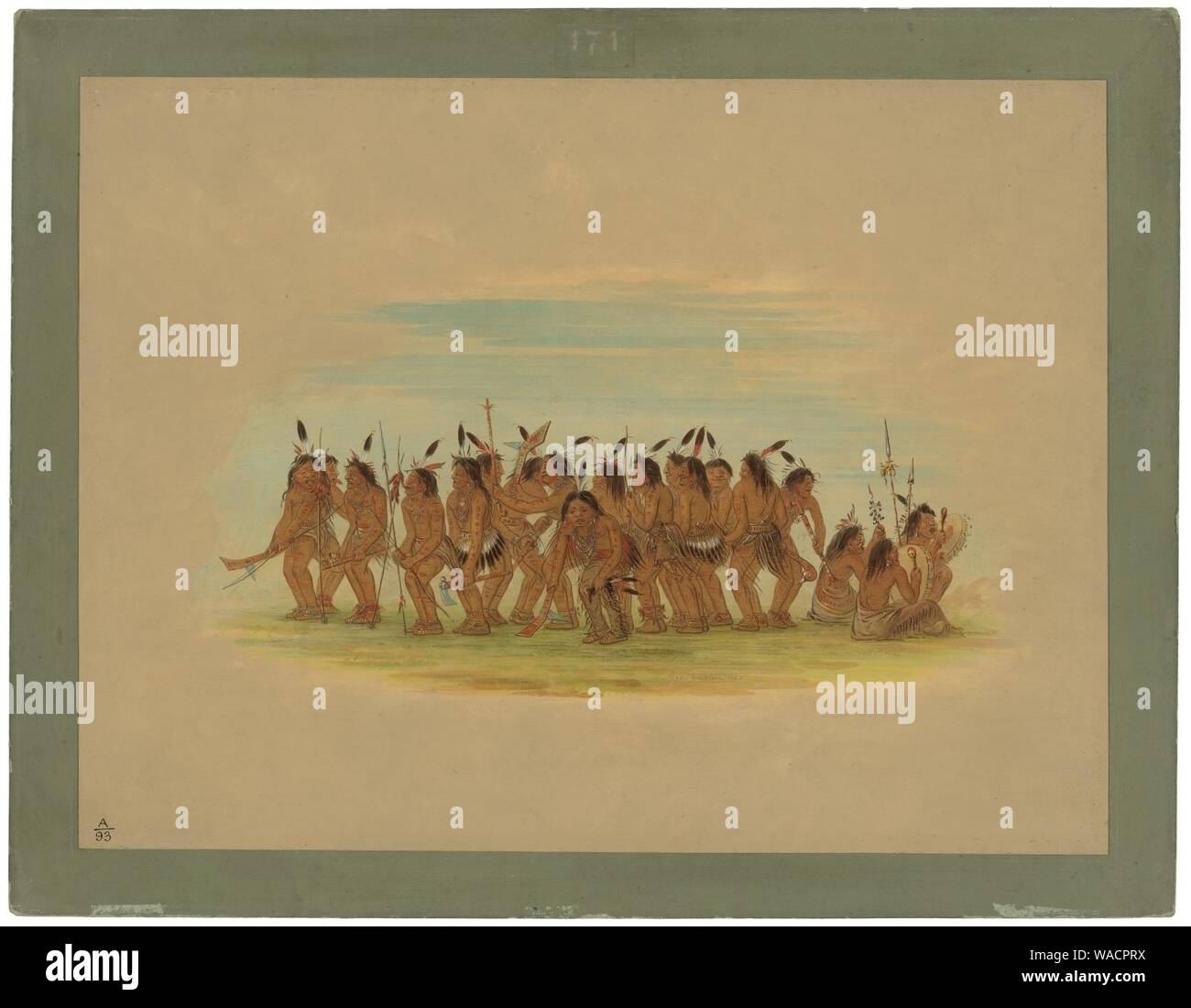 Dog Dance - Sioux C16154 Stock Photo - Alamy