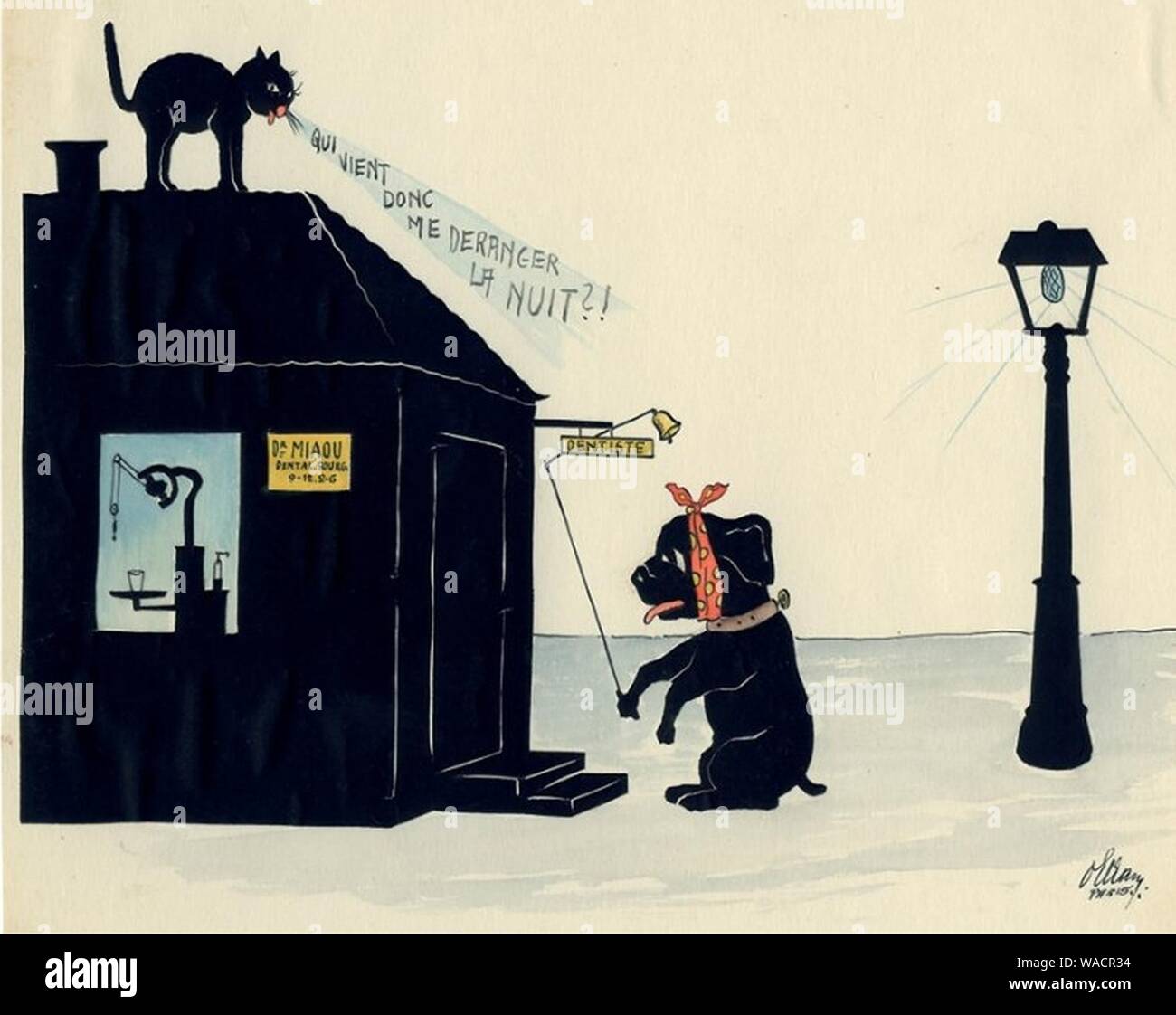 Dog with a toothache Stock Photo - Alamy