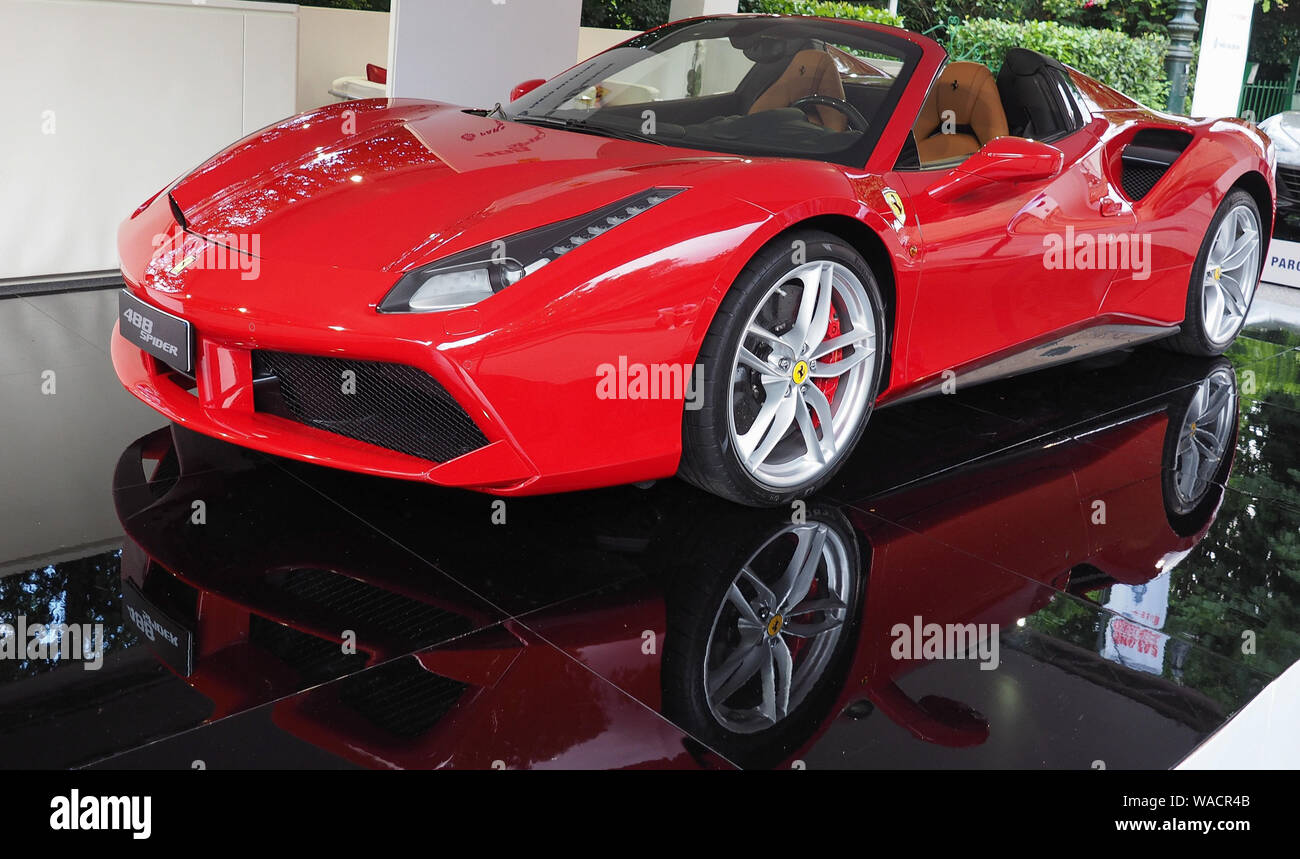 TURIN, ITALY - CIRCA JUNE 2016: Ferrari 488 Spider car Stock Photo - Alamy