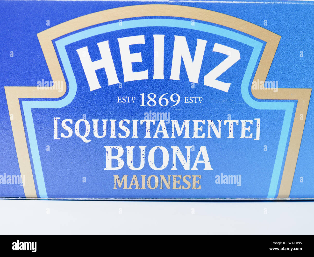 MILAN, ITALY - CIRCA AUGUST 2019: Heinz sign Stock Photo - Alamy
