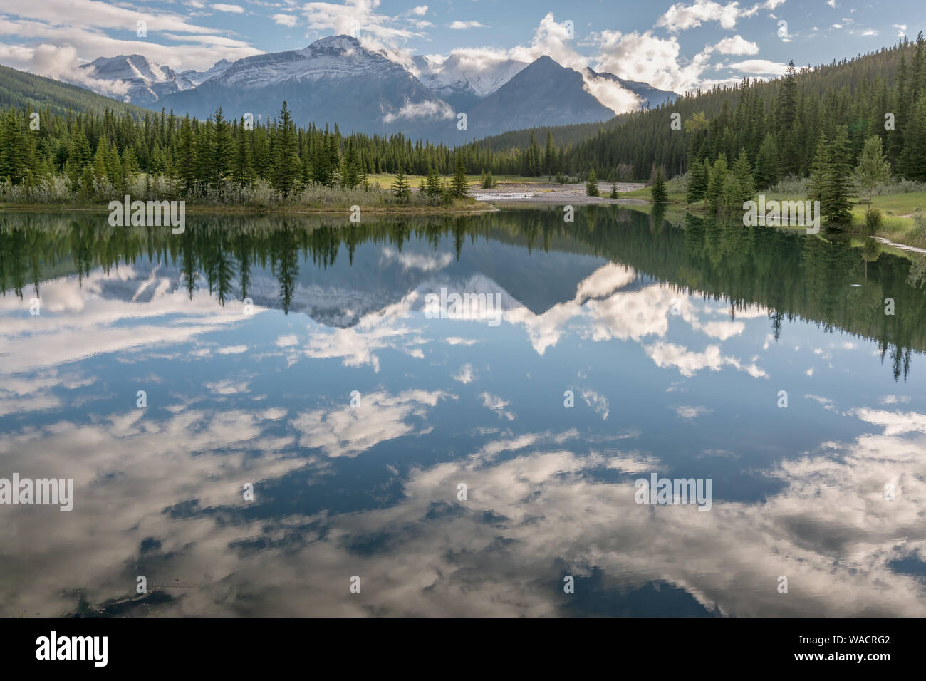 Cascade Ponds in Banff National Park, Alberta, Canada Stock Photo - Alamy