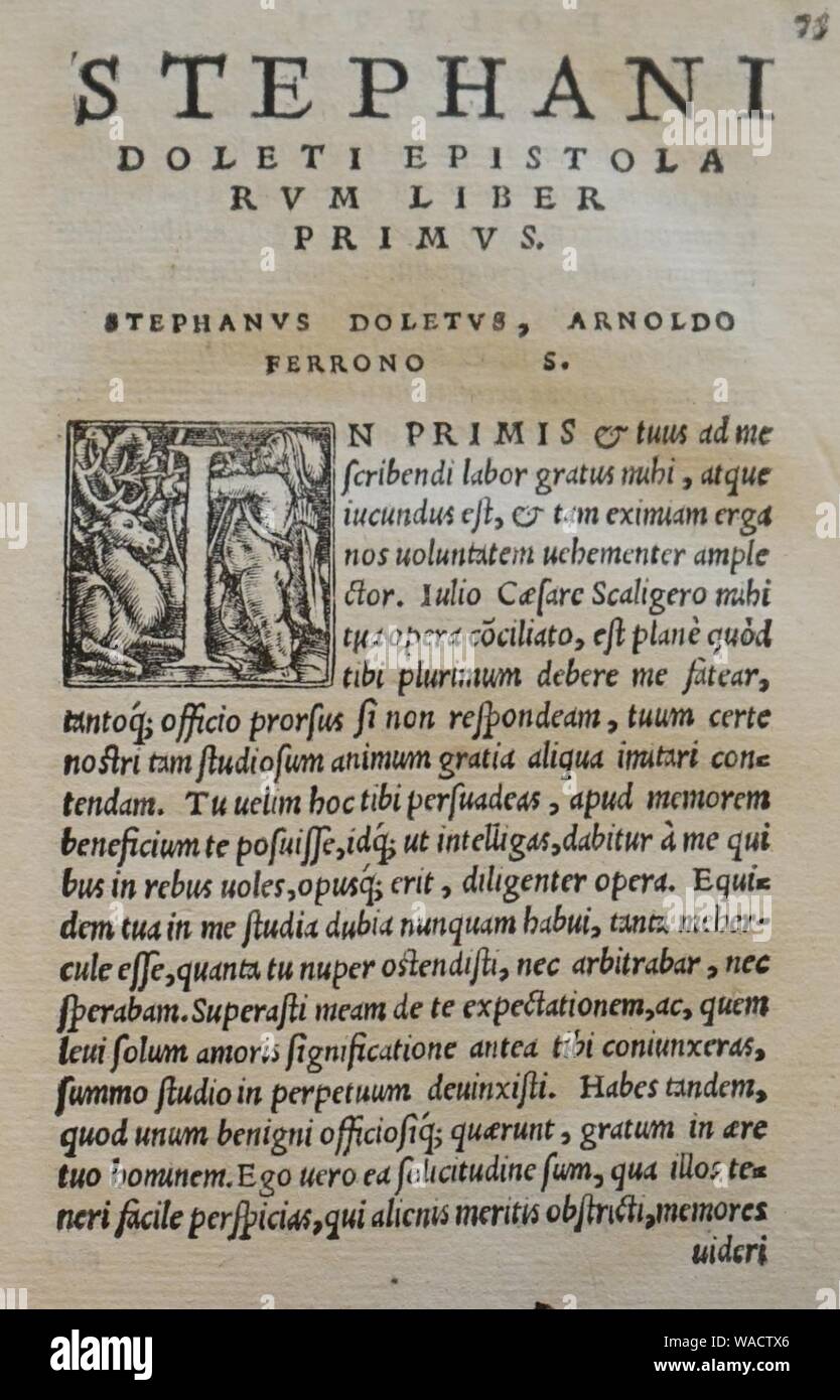 Dolet High Resolution Stock Photography and Images - Alamy