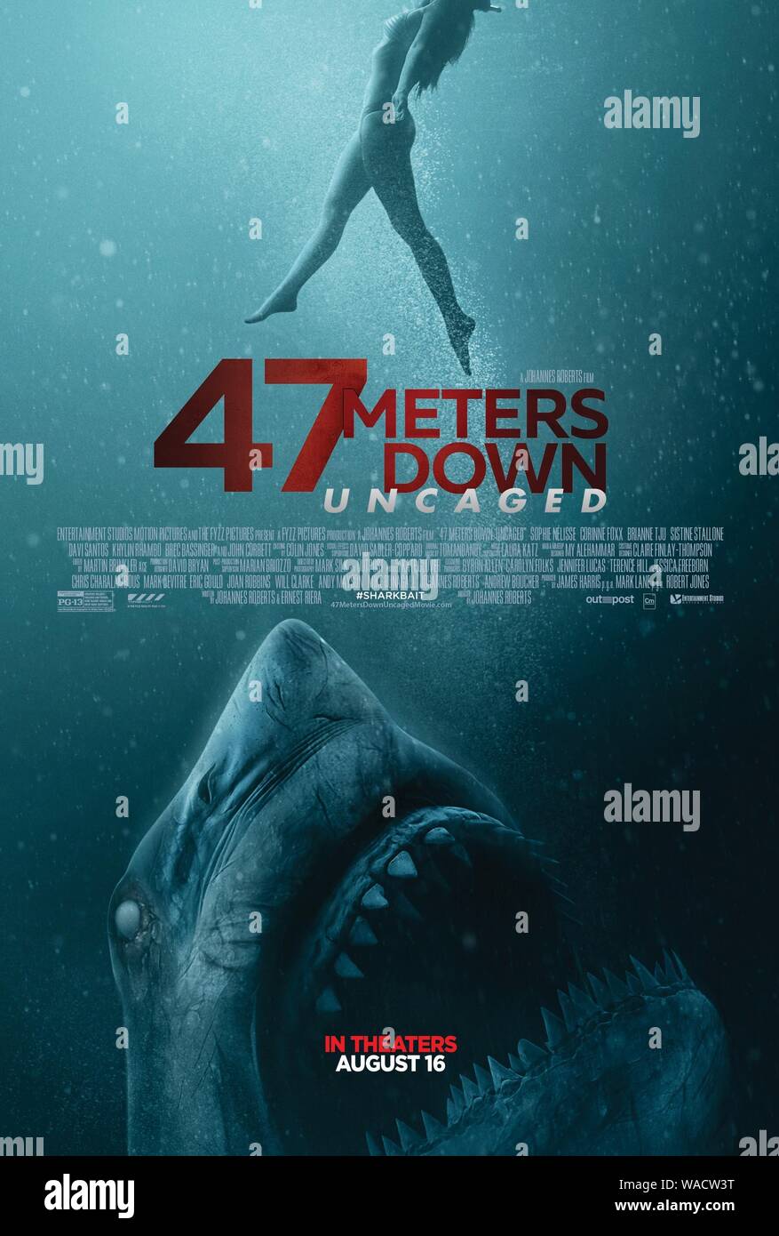 47 METERS DOWN: UNCAGED, US poster, 2019. © Entertainment Studios ...
