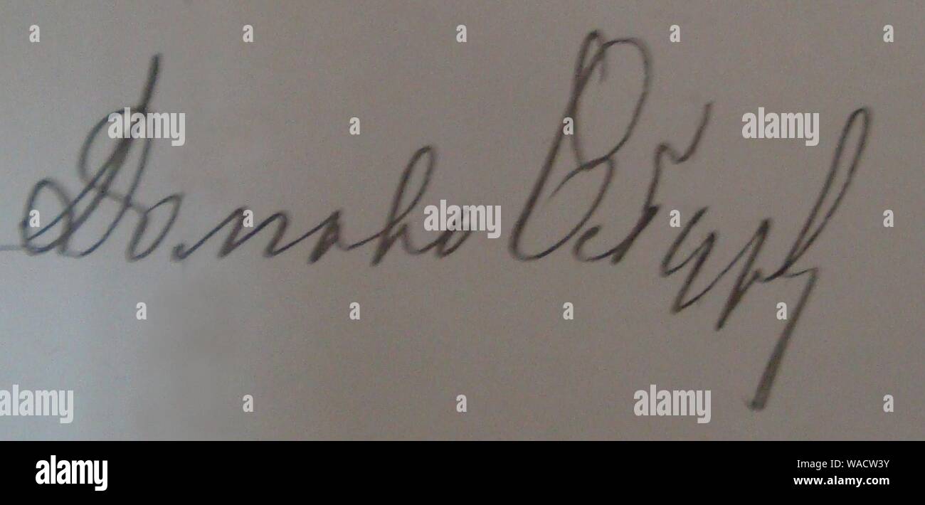 Dolgovo-Saburov Aleksander autograph 1911 Stock Photo - Alamy