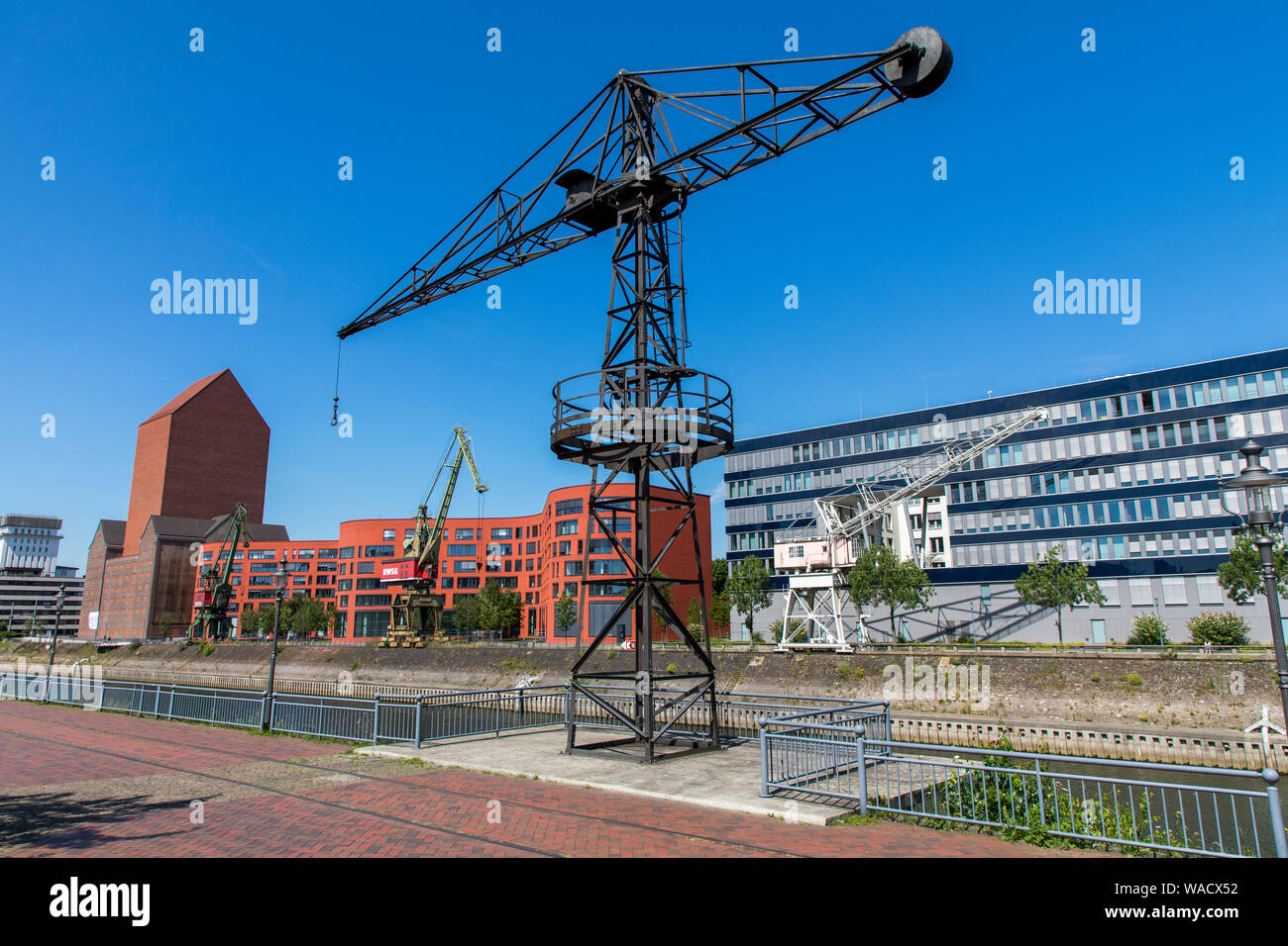 Iinner harbour dusiburg hi-res stock photography and images - Alamy
