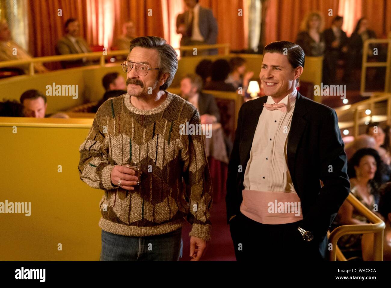 GLOW, (aka G.L.O.W.), from left: Marc Maron, Chris Lowell, 'Up, Up, Up ...