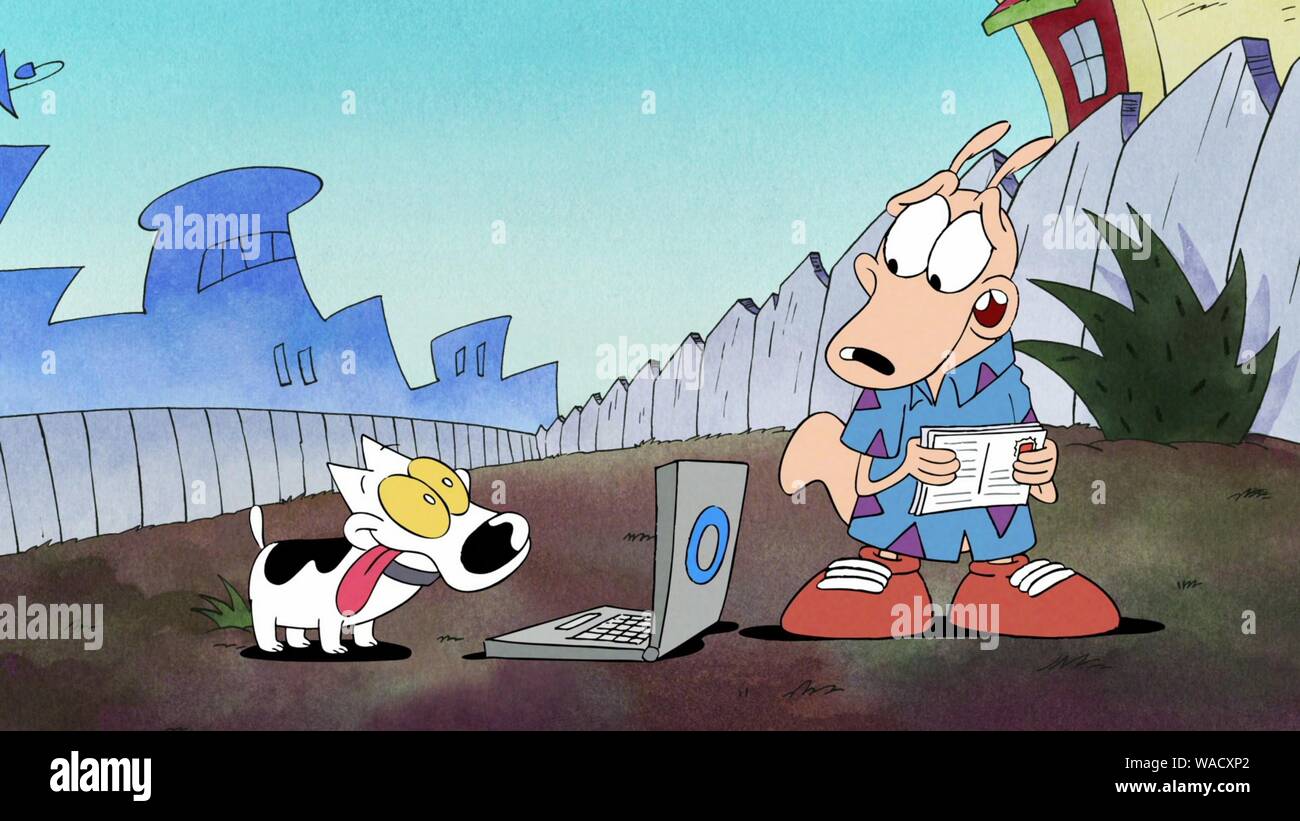 ROCKO'S MODERN LIFE: STATIC CLING, from left: Spunky (voice by Carlos ...