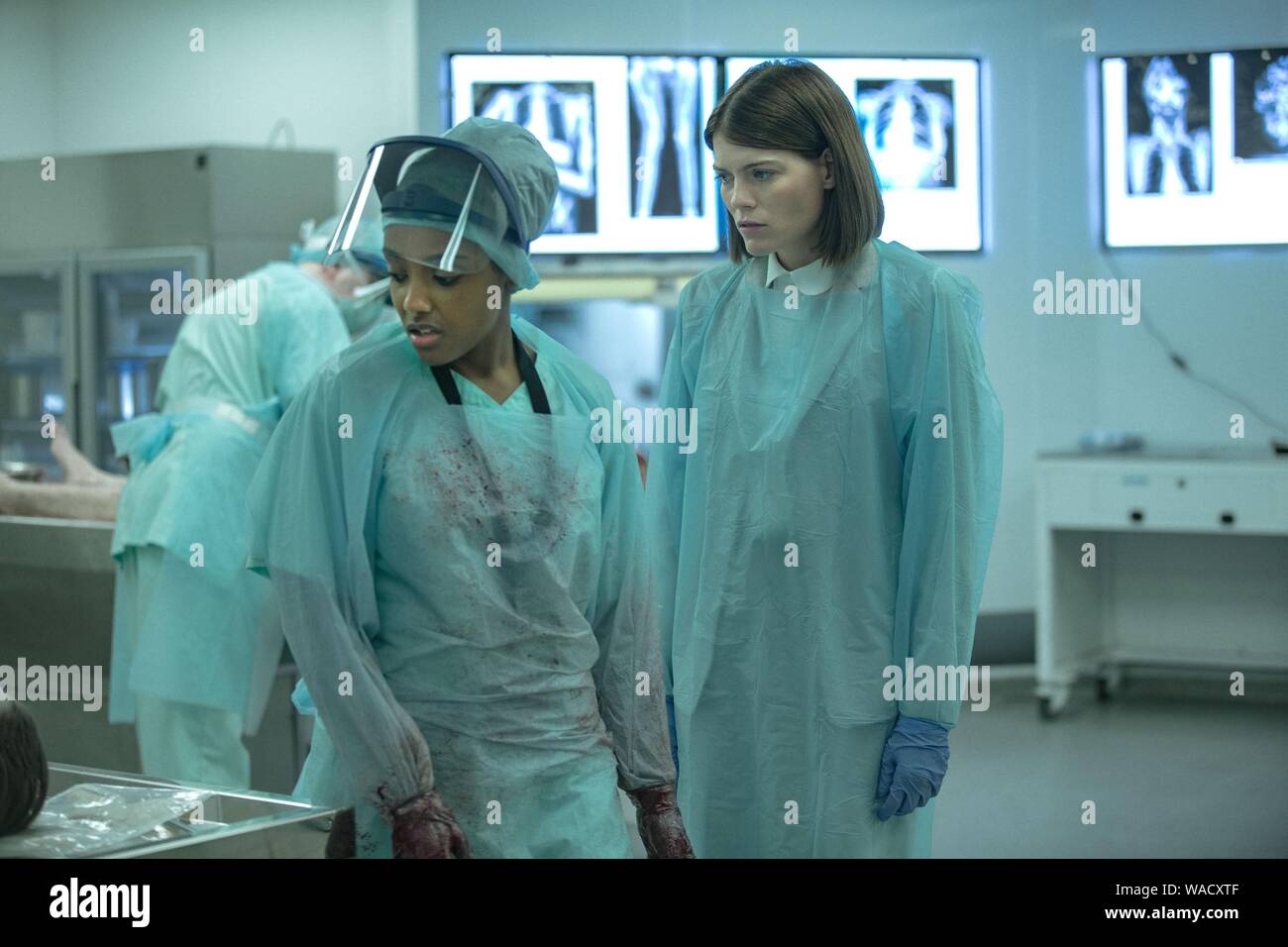 THE ROOK, from left: Yohanna Ephrem, Emma Greenwell, 'Chapter 2 ...