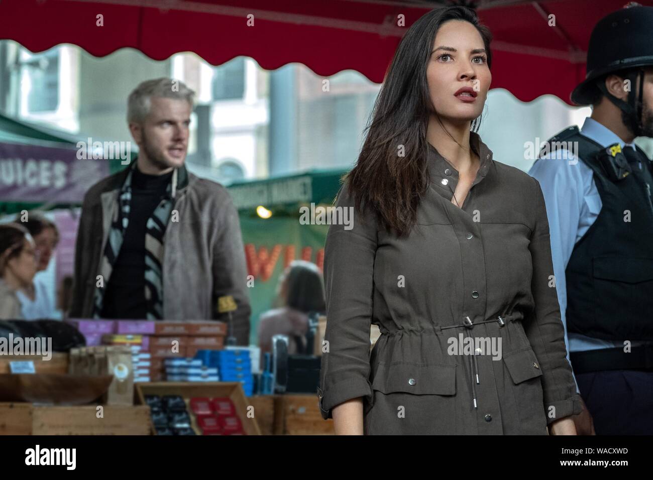 THE ROOK, from left: Ronan Raftery, Olivia Munn, Darryl Foster ...